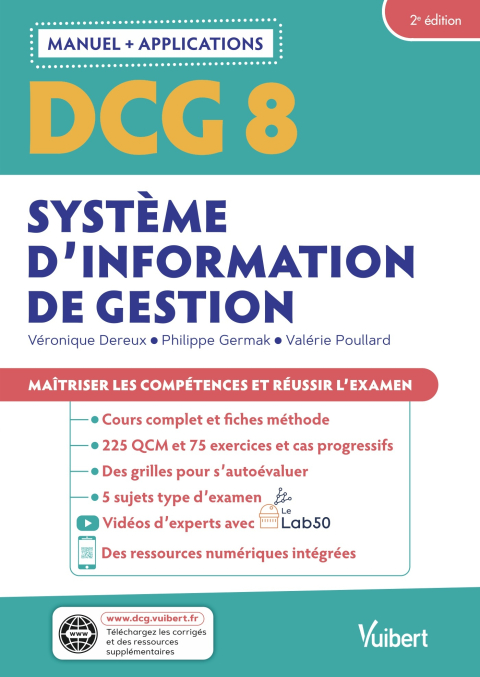 DCG 8 - Systèmes d'information de gestion : Manuel et Applications | DCG Vuibert